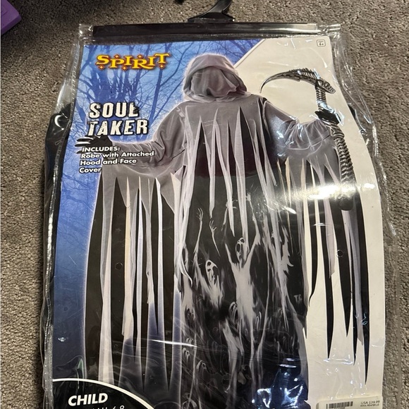 Spirit | Costumes | Spirit Soul Taker Kids Costume Black And White ...